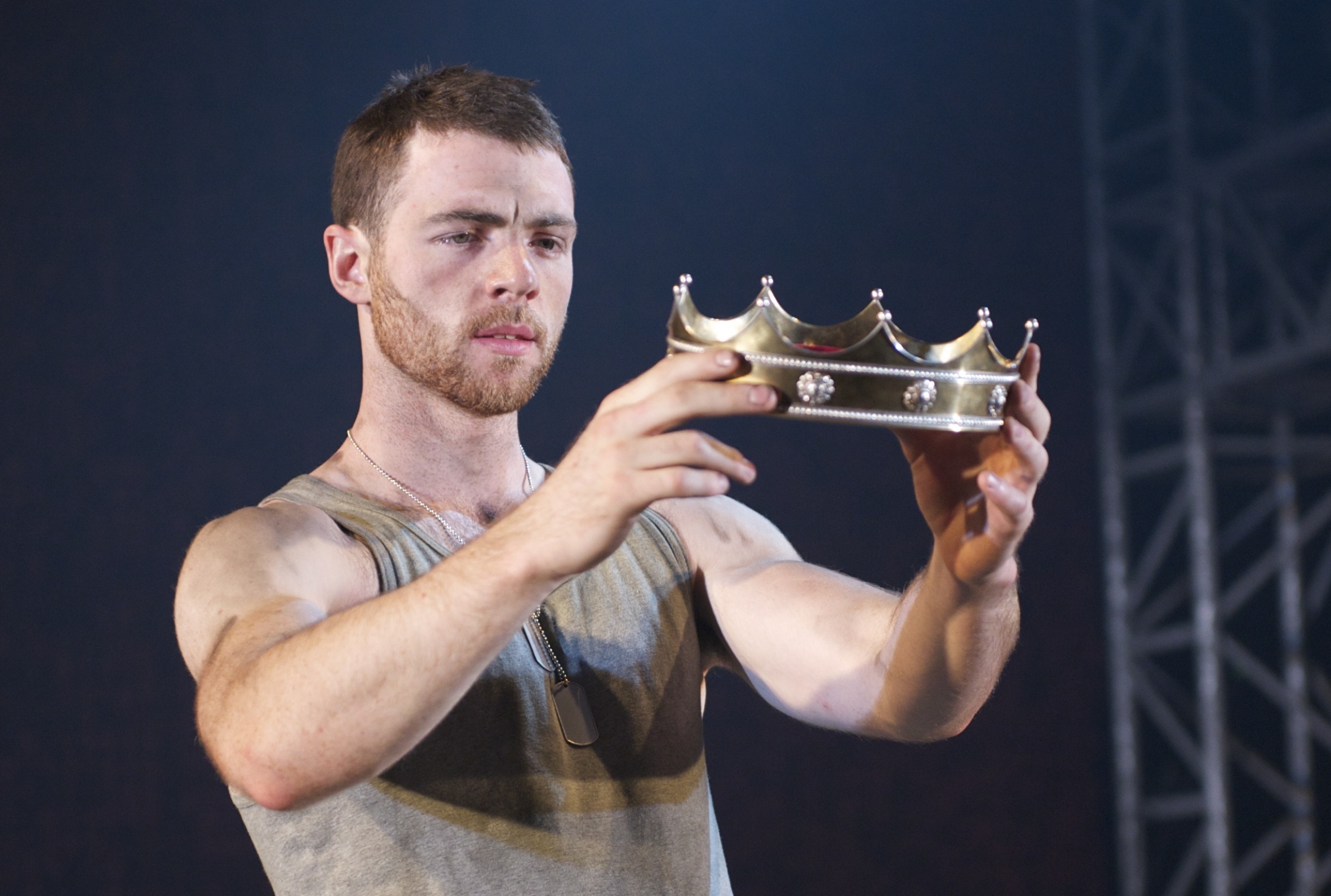 for Propeller's Henry V from the Evening Standard - Hampstead Theatre